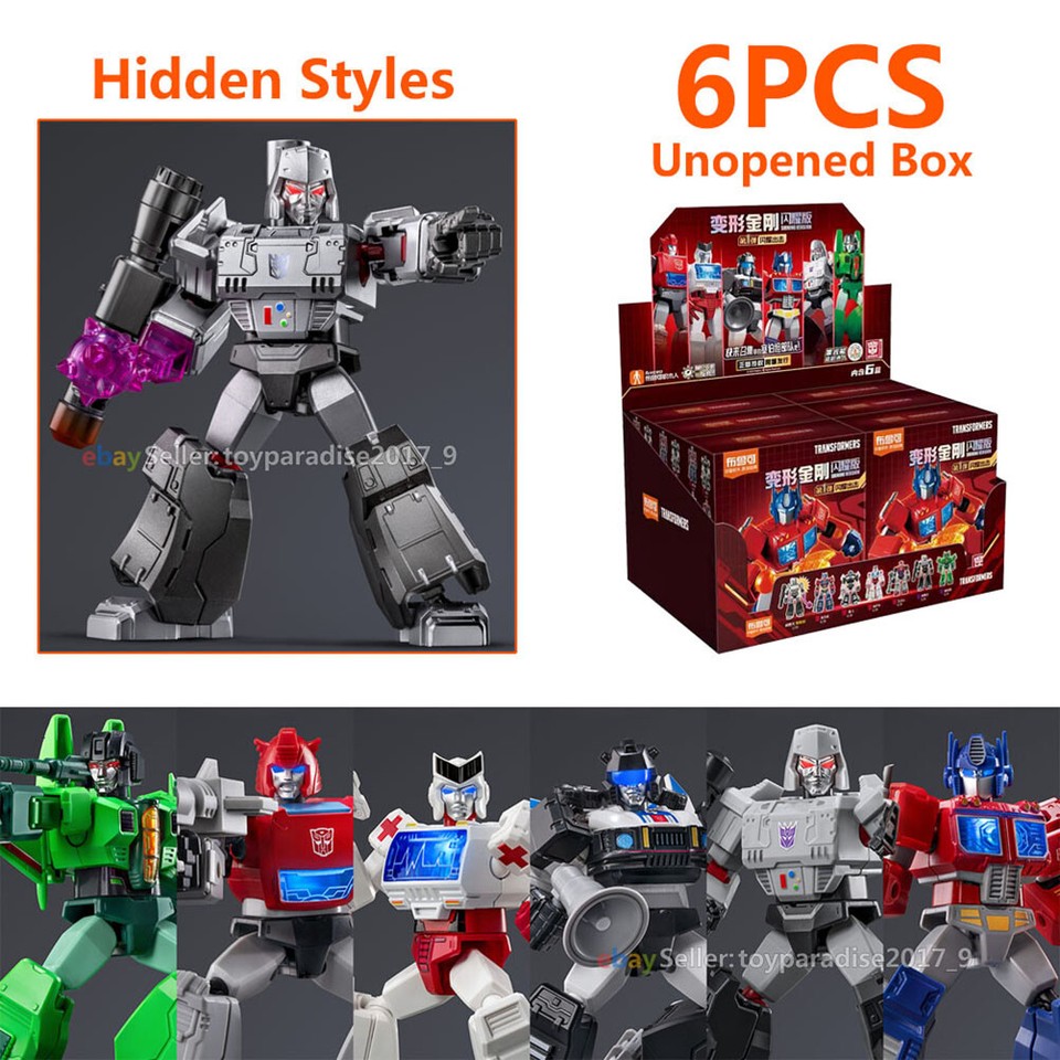 Bloks Transformers G1 Action Assembly Model Figure Blind Box Soundwave ...