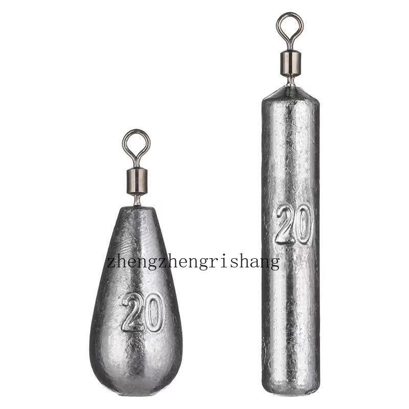 20pcs Fishing Sinkers Drop Shot Weights Round Sinker Lead Weight 1/8oz ...