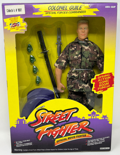 Street Fighter 1993 - Colonel Guile 1:6 Movie Fighter - Capcom Hasbro ...