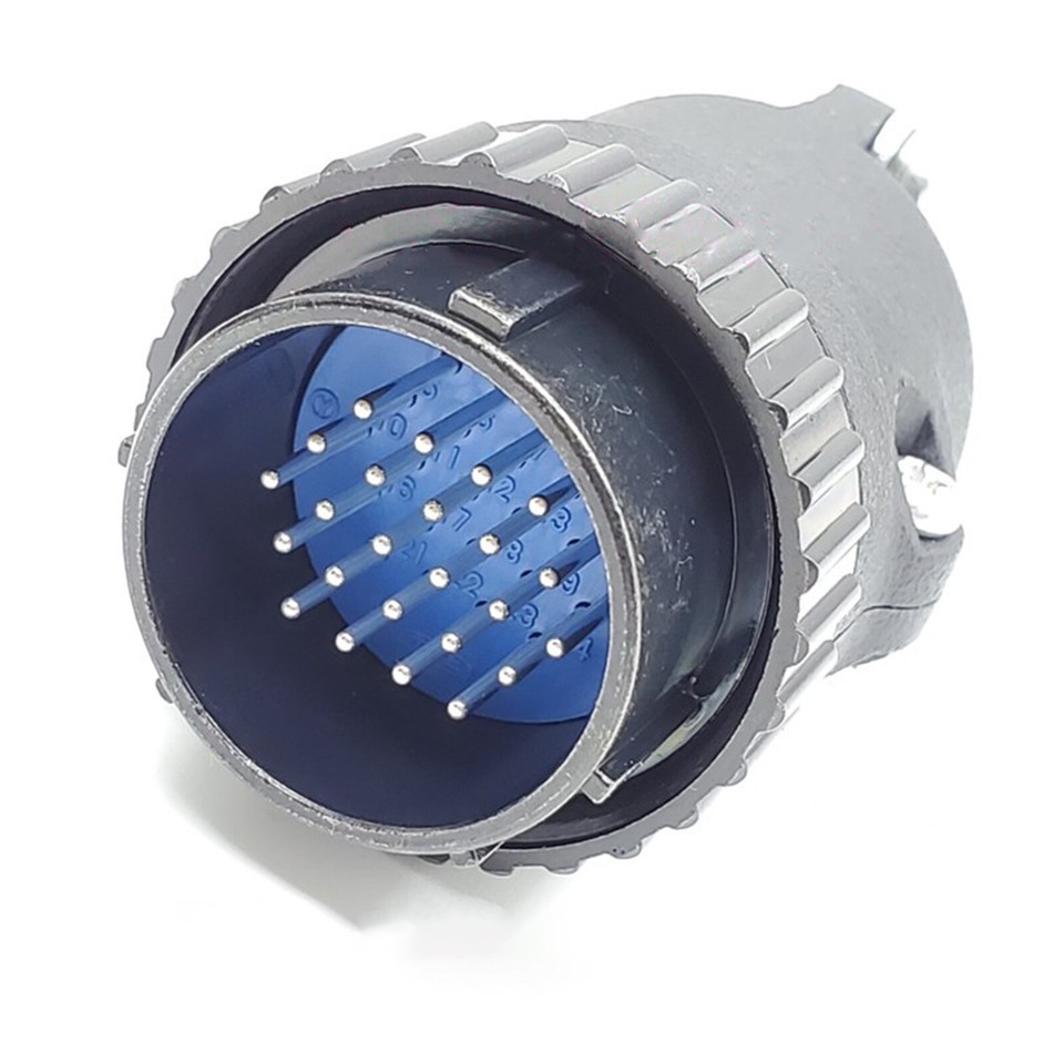 For FANUC 24 PIN EE Connector A63L-0001-0234/S2524M Plastic/Metal Plug ...