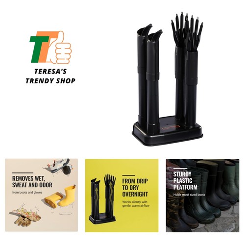 Multi Electric Shoe & Boot Dryer with Glove Dryports, Dryer for Boots ...