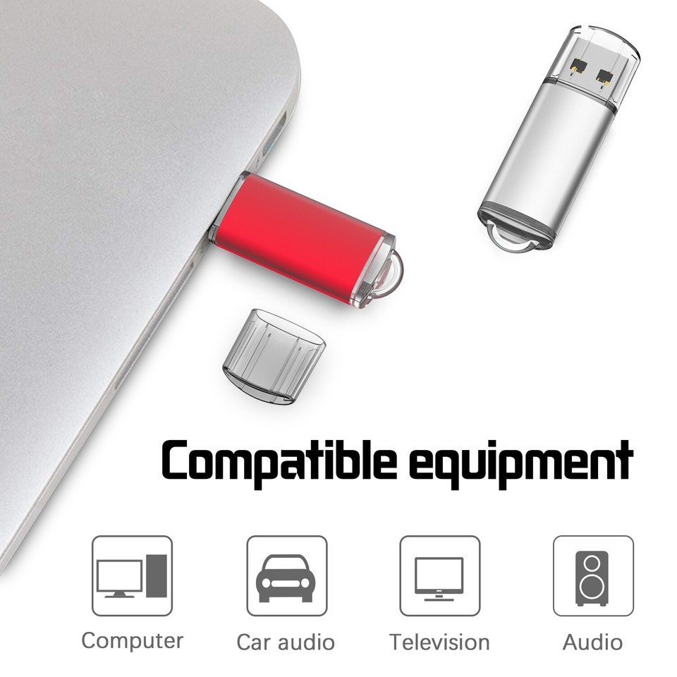 4 Pack 16GB USB 2.0 Flash Drive Memory Stick Thumb Drive Pen Drive ...