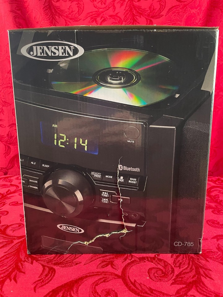 JENSEN: Bluetooth Music System (CD-785) Cassette/MP3/CD/Radio Player ...