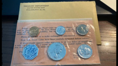 PROOF SET - 1961 Proof Set (Mint Sealed Envelope and Unopened) Ready to ...