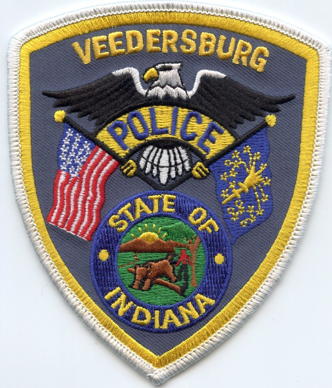 VEEDERSBURG INDIANA POLICE PATCH | eBay