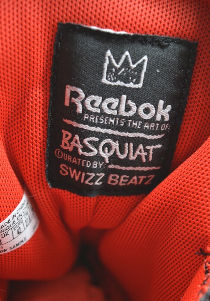 VERY RARE Reflective Reebok Pump Omni Lite x Basquiat Crowns Black/Red ...