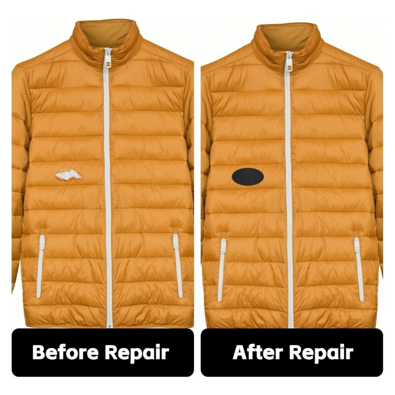 24 Sheets Down Jackets Repair Patches Self-Adhesive Waterproof Repair ...