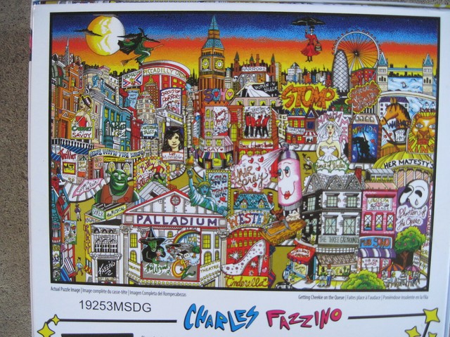 Charles Fazzino Master of 3d Pop Art Getting Cheekie on The Queue 300 ...