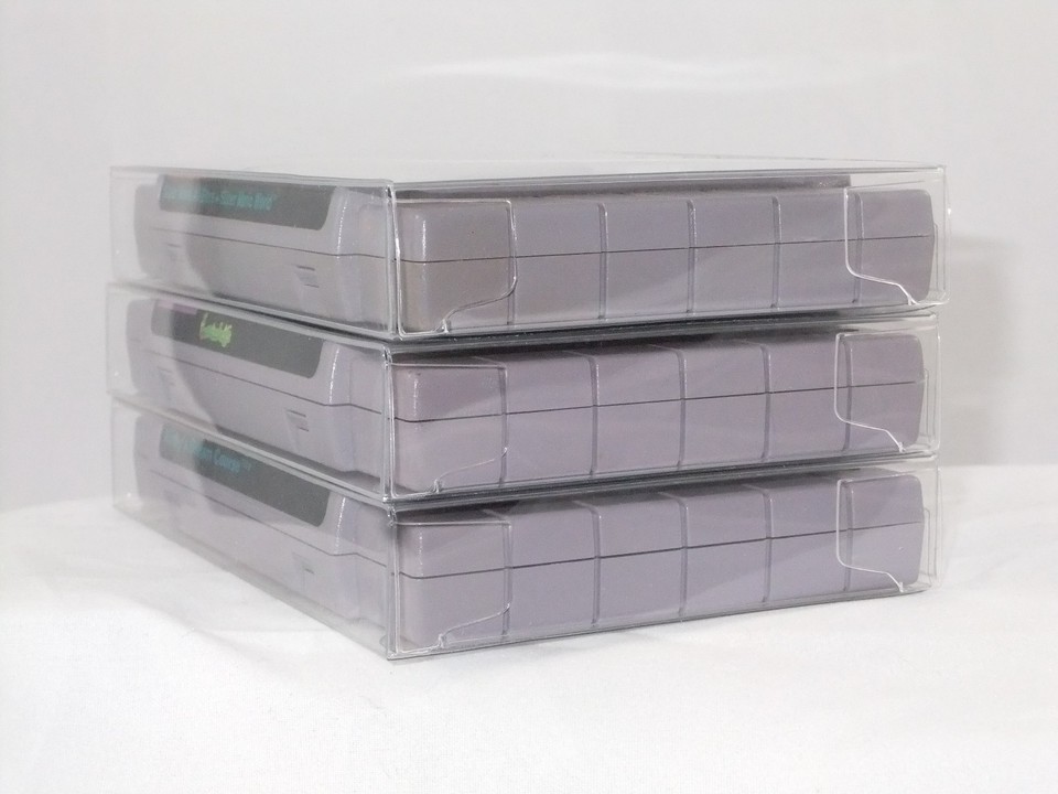 25 Custom SNES Cartridge Cart Protectors Sleeves Case Super Nintendo ...