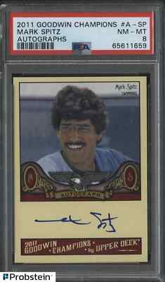 2011 Goodwin Champions Autograph Swimming Mark Spitz AUTO PSA 8 | eBay