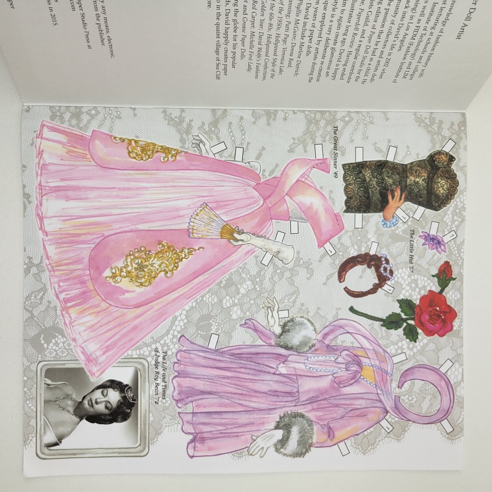 Ava Gardner Paper Dolls Uncut David Wolfe Vintage Hollywood 2015 Movie