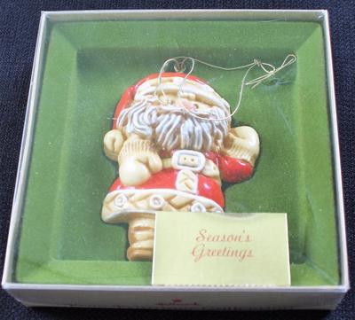 Vintage Box 1976 HALLMARK TREE TREATS-SANTA Christmas Ornament QX1771 ...