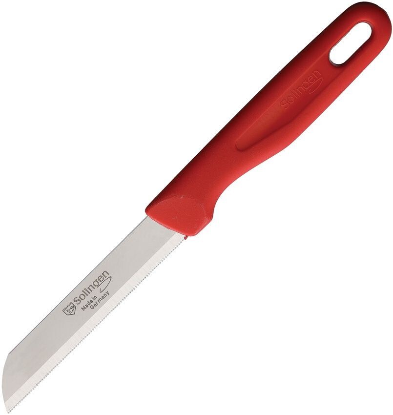 6 PACK Solingen Kitchen Fruit Knife 3.25" Solingen Steel Blade Plastic ...