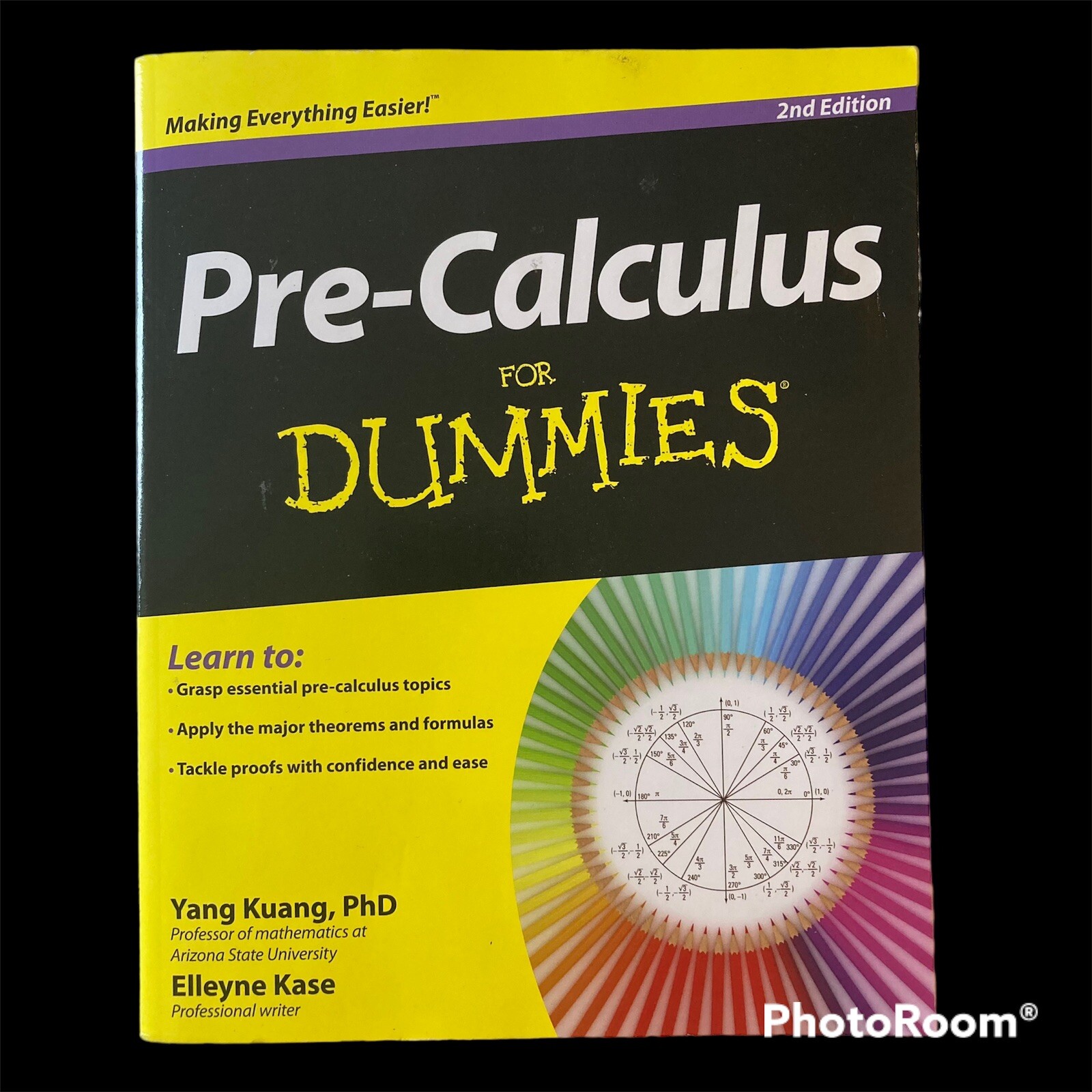EUC Pre-Calculus For Dummies ISBN 9781118168882 College Math Textbook ...
