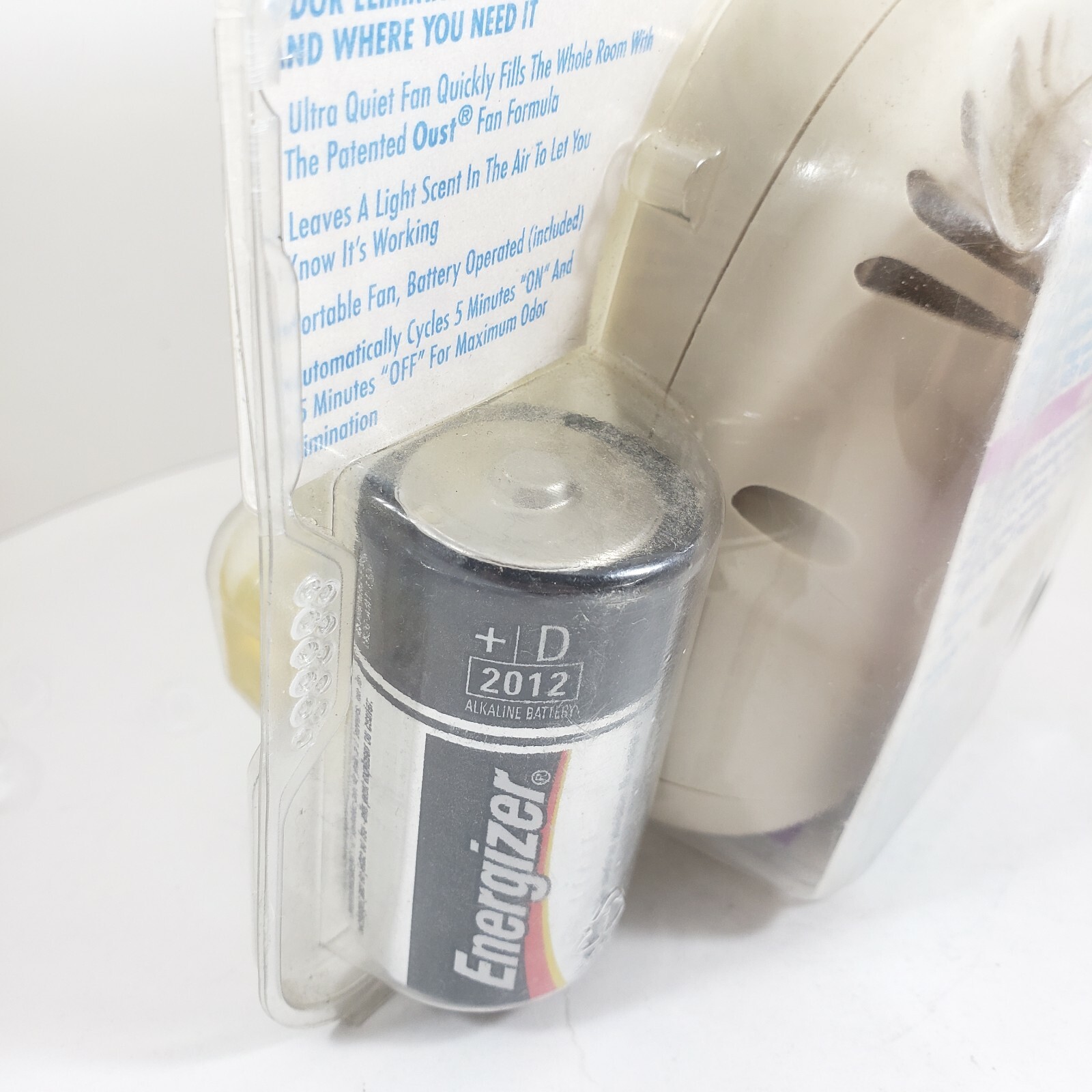 2x Oust Portable Fan - Citrus Scent New/old Stock 2004 SC Johnson for ...