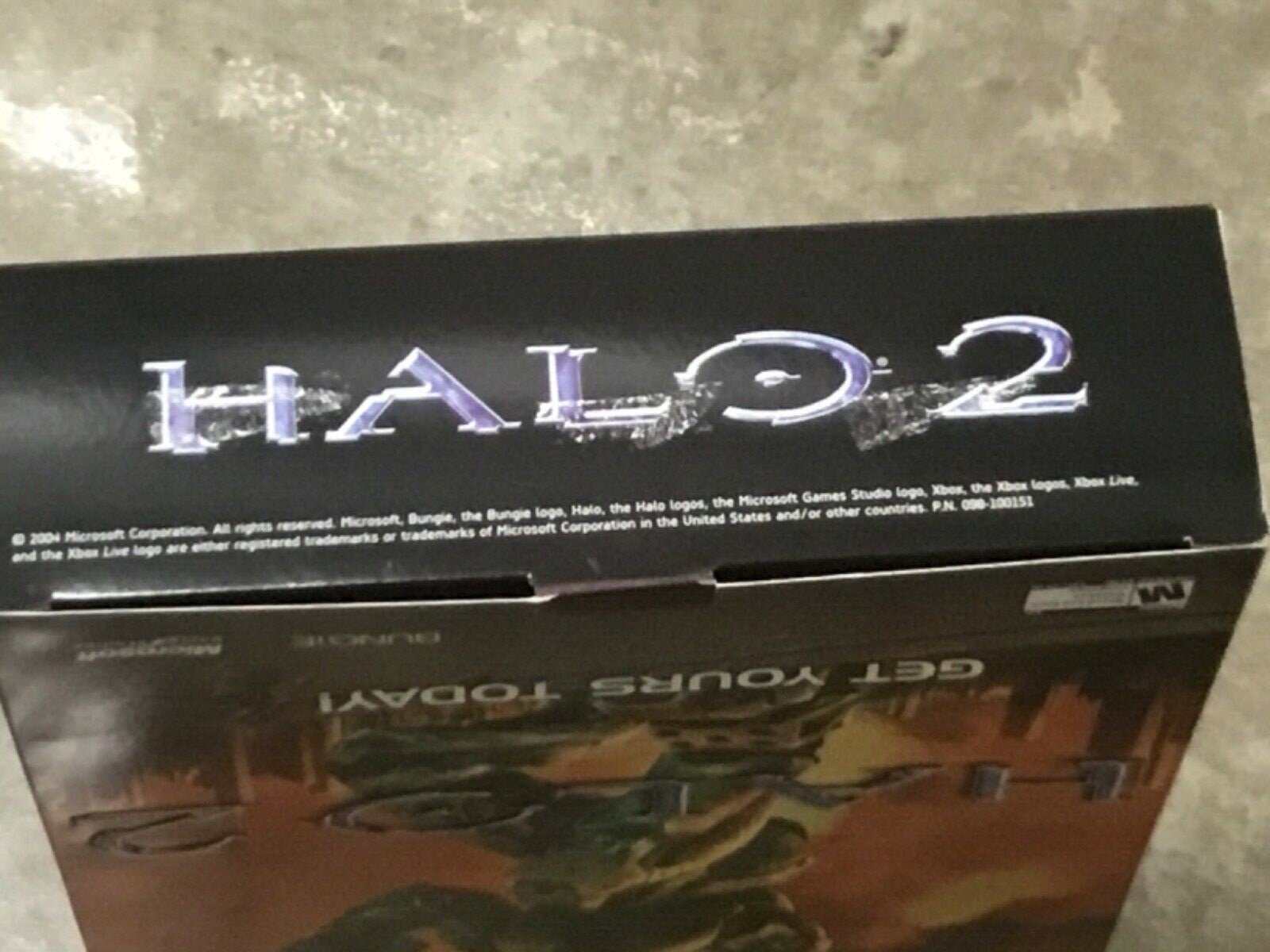 HALO 2 MASTER CHIEF XBOX STANDEE GAME STORE Counter DISPLAY poster box ...
