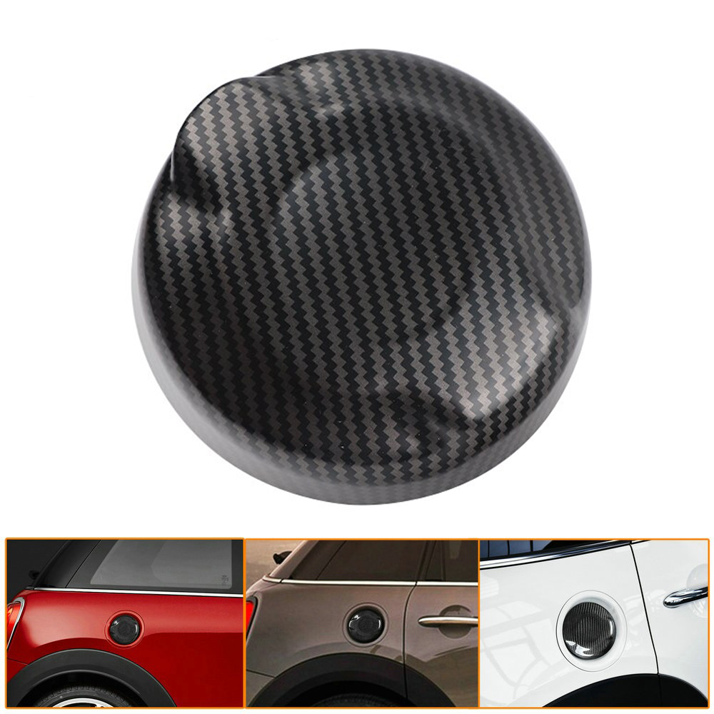 For Mini Cooper S F55 F56 F57 Carbon Fiber Gas Tank Fuel Cap Cover ...
