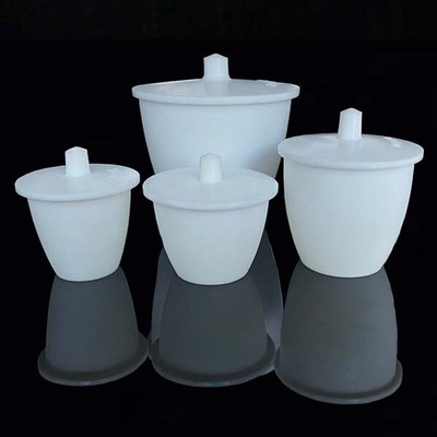 30-250ml teflon PTFE crucible Beaker Flask Chemical Science Lab Biology ...