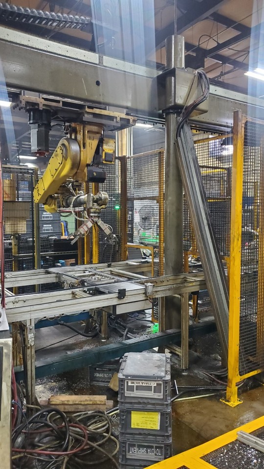 FANUC Overhead Robot Gantry - 30' Robot Rail - M-710 Series Dual Carriage | eBay