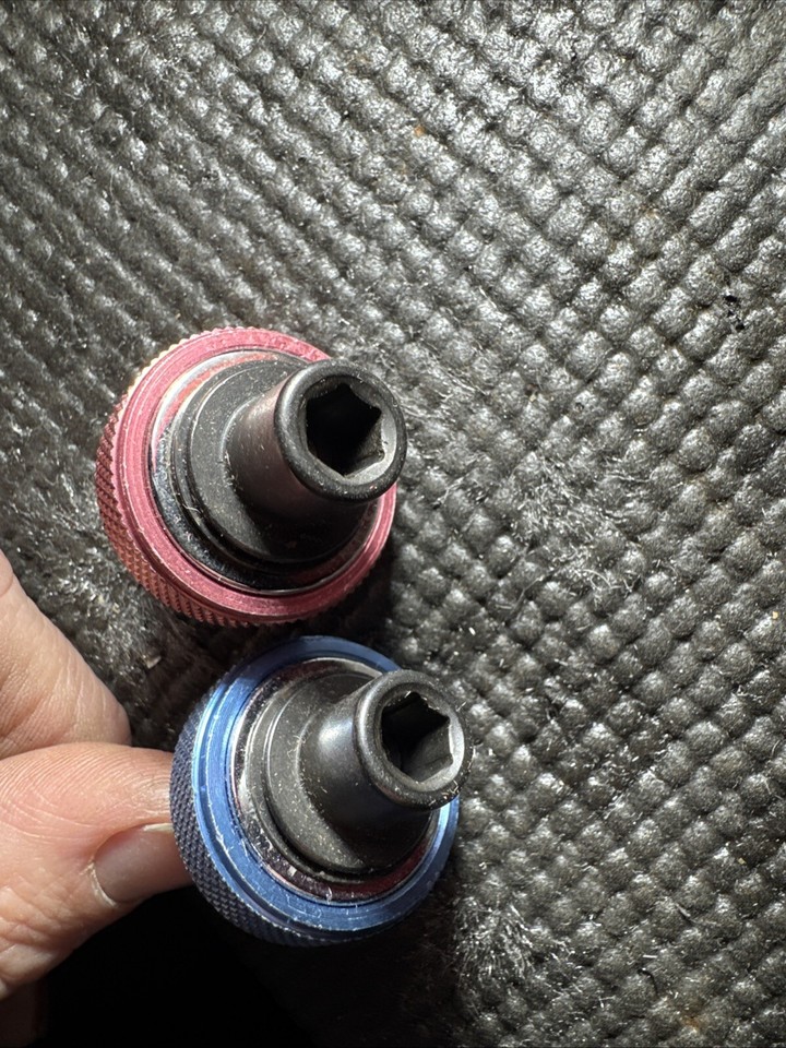 (2) Sears Craftsman Nos Ratcheting Finger Bit Driver 17157 Rare Blue ...