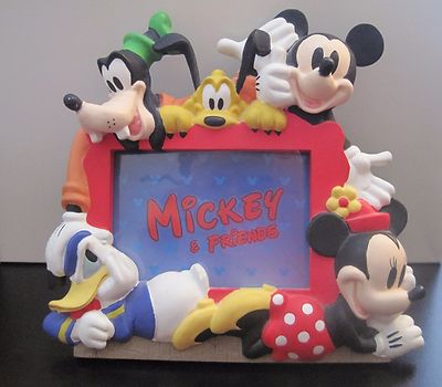 Walt Disney 5 Character Mickey and Friends Picture Frame 5 x 3.5 - $41. ...