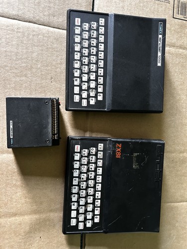 Sinclair ZX81 Timex 1000 Lot Of 2 Corp. Home Computer ZX Untested ...