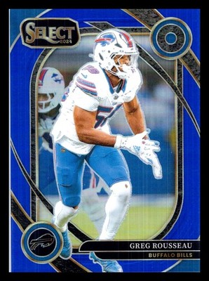 Greg Rousseau Blue Prizm /99 2024 Panini Select #272 Buffalo Bills | eBay