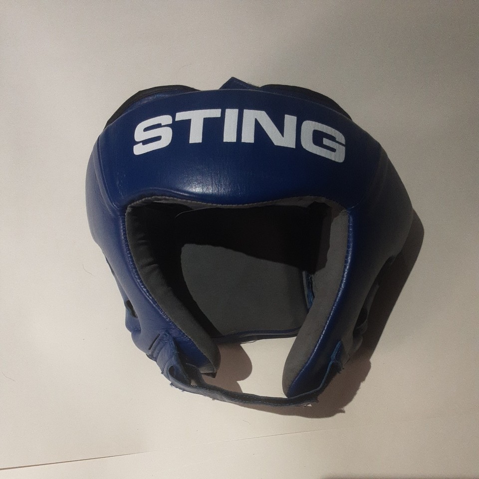 Sting Competition Approved Boxing Open Face Head Guard 2:0 Red/Blue ...