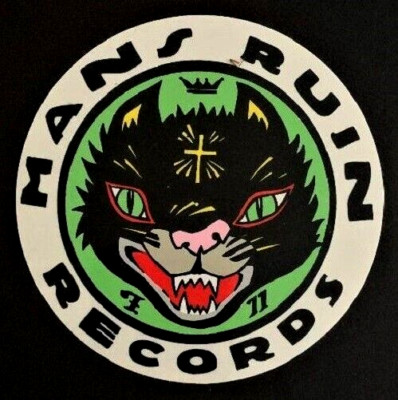 Cult Cat STICKER Man's Ruin Record Label Special Decal Kozik Poster ...