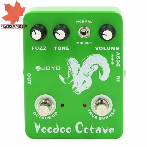 JOYO JF-12 Voodoo Octave Electric Guitar Effect Pedal Fuzz Octaver ...
