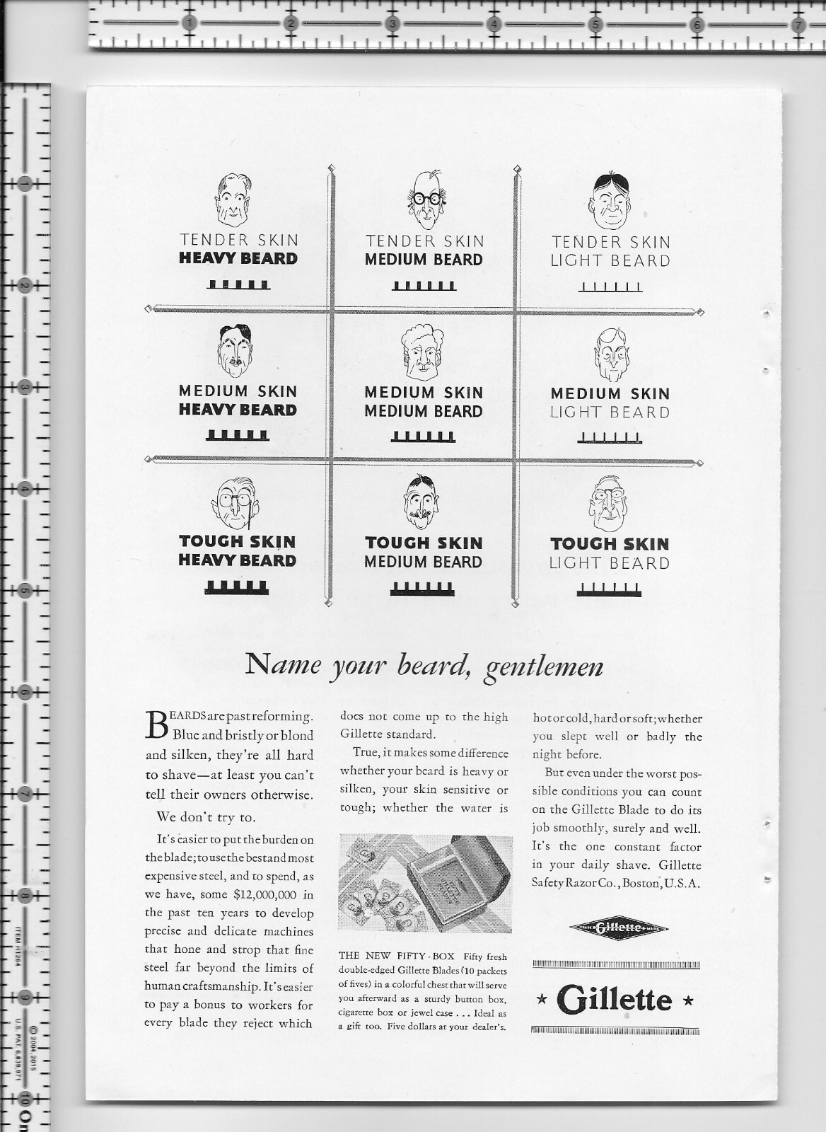 Gillette Safety Razor Co. 1929 magazine print ad | eBay