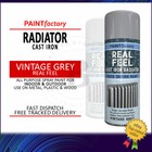 Radiator Spray Paint Grey Heat Resistant Metal Iron Gloss Finish 400ml ...