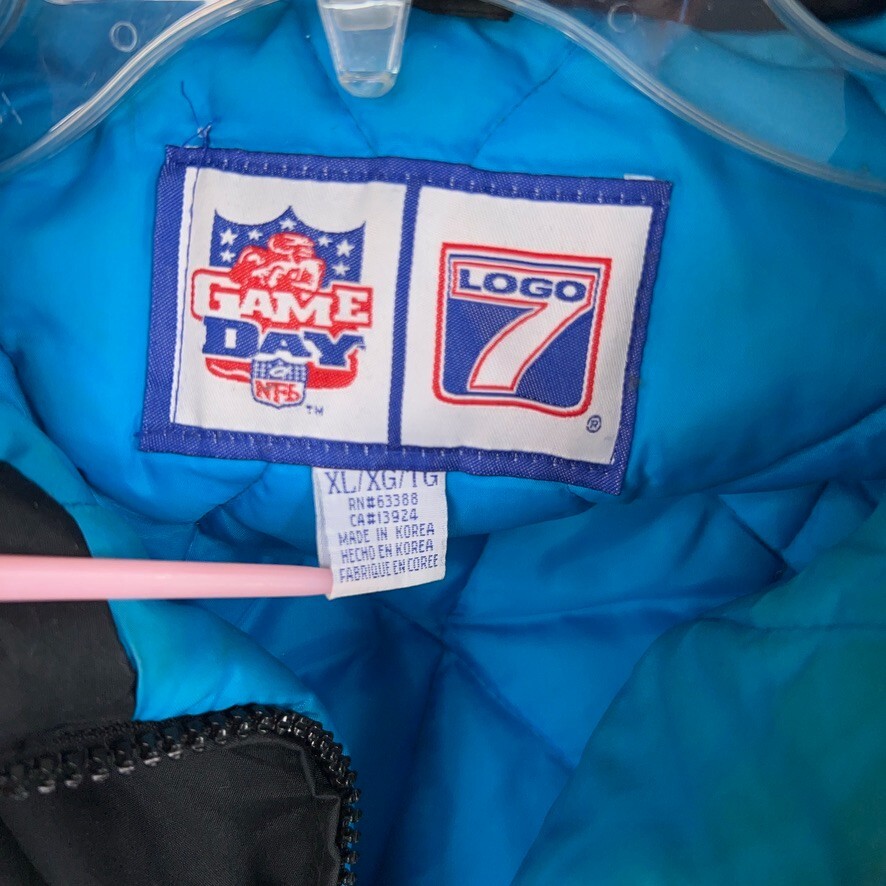 Vintage Carolina Panthers Jacket Men XL Winter Coat Game Day Logo 7 NFL Football | eBay