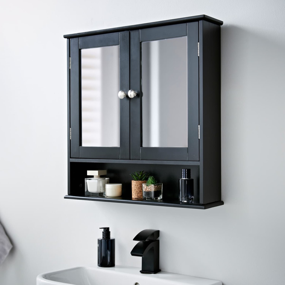 Mirror Cabinet Geberit Option Plus 3 Doors Mirror Cabinet With LED