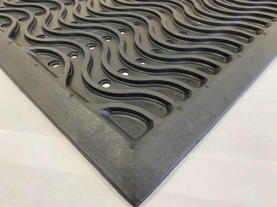 Large Rubber Mats Heavy Duty Ring Matting Entrance Big Safety Workplace ...