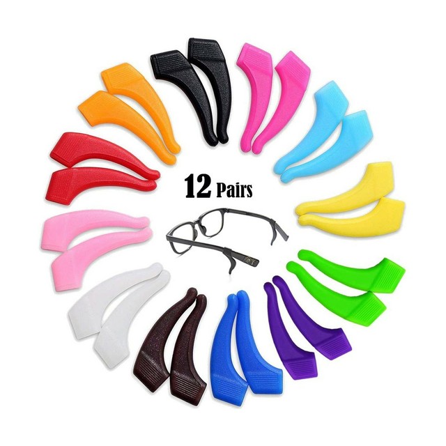 12 Pairs Glasses Hooks Ear Eyeglass Strap Holder Eyewear Retainer ...