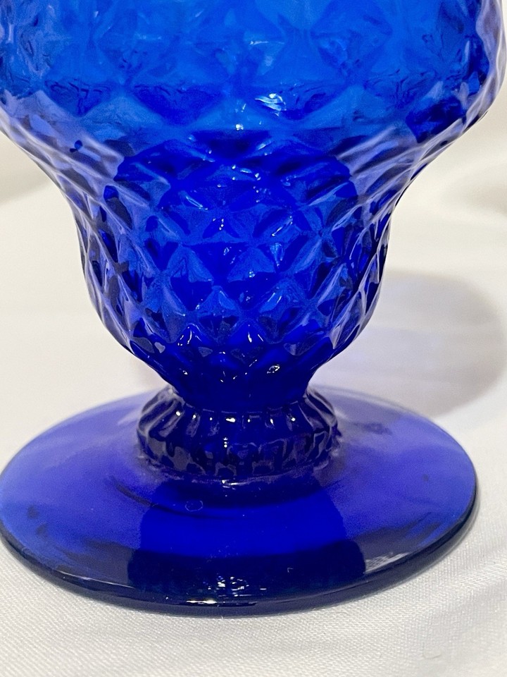18th century colonial American Stiegel glass blown pontiled salt cellar ...