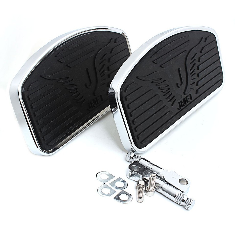 A Pair Steel Front Driver Floorboards Footboard Universal For Harley ...