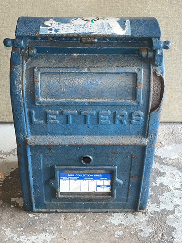 Antique US Post Office Letter Steel Drop Box -1929 | eBay