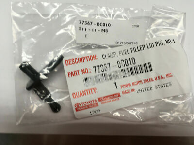 OEM TOYOTA SEQUOIA FUEL FILLER HOUSING CLIP FITS SELECT 2008-2020 77367 ...
