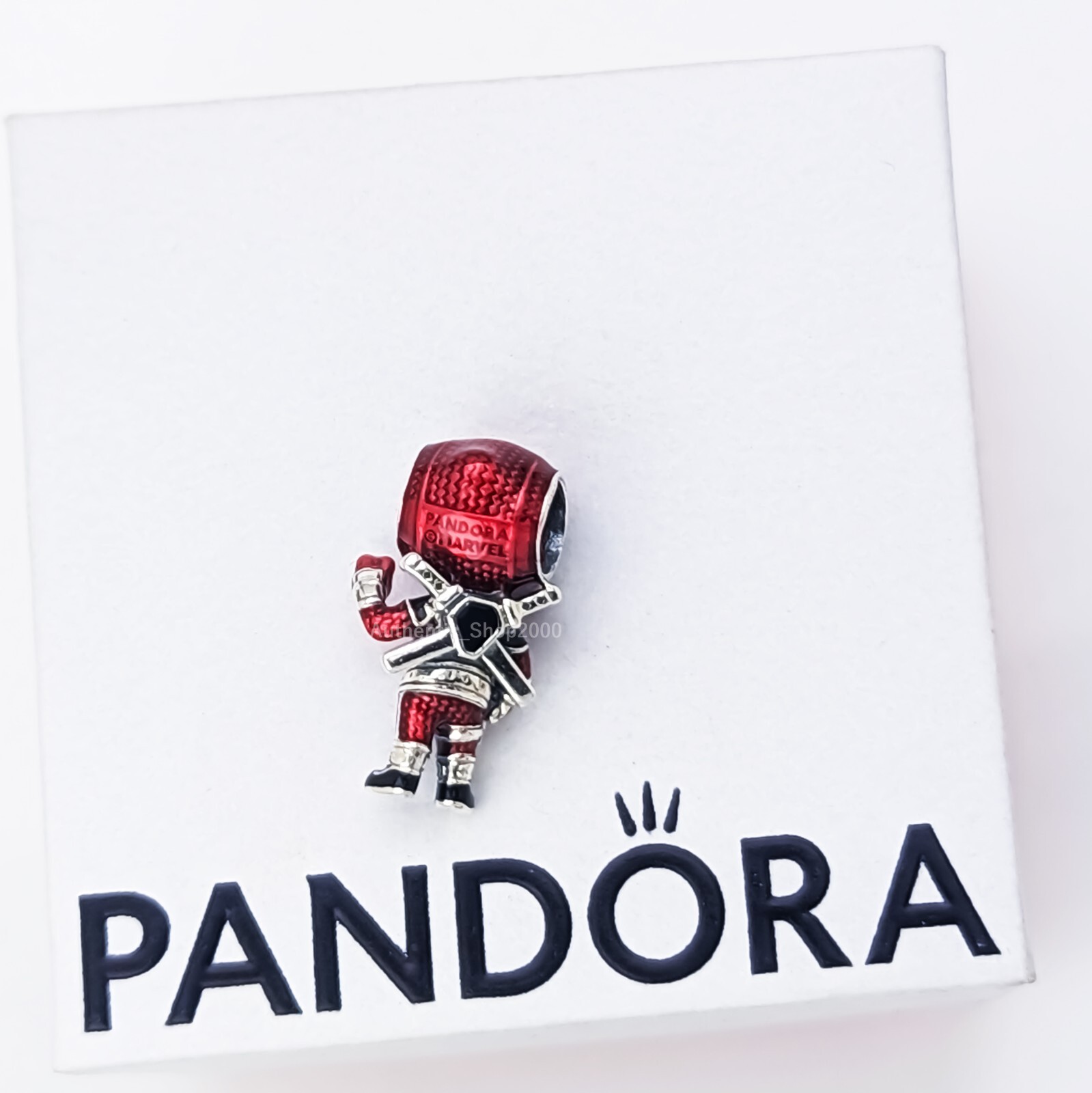 NEW 100% Authentic PANDORA 925 Red Marvel Deadpool Charm Pendant ...