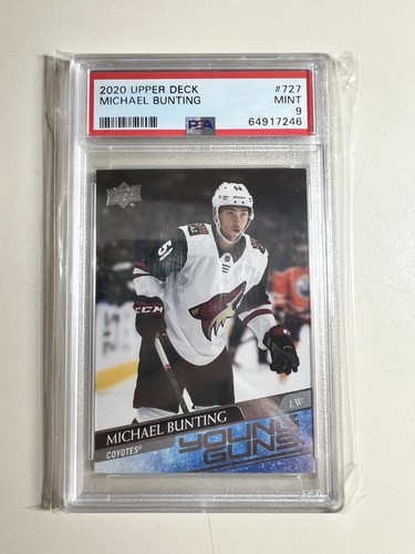 2020 Upper Deck 727 Michael Bunting Young Guns PSA 9 | eBay