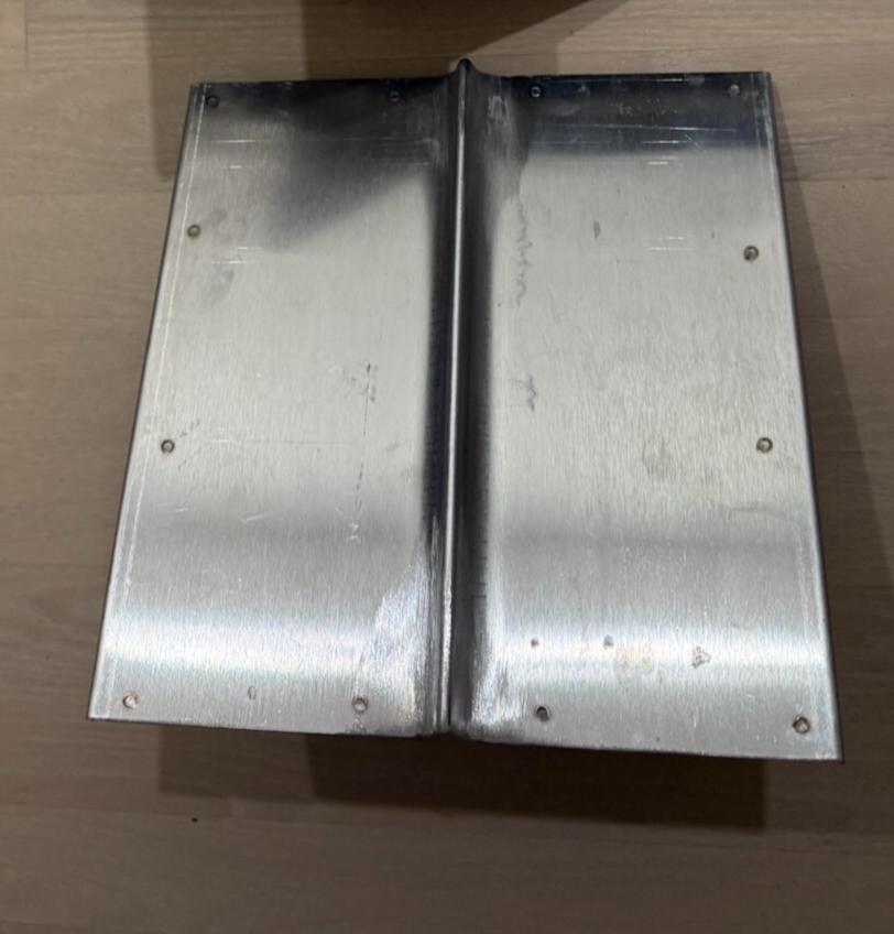 (1) Kraft Tool CC030 10 in. x 10 in. Stainless Steel Walking Seamer ...