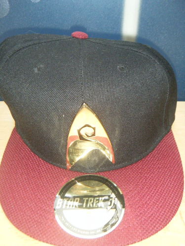 STAR TREK Baseball Cap with Metal STAR TREK Logo Snapback New Without ...