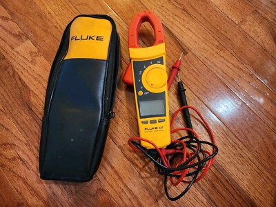 FLUKE 337 Clamp Meter CAT III CAT IV 600 V True RMS w/ Case #2 ...