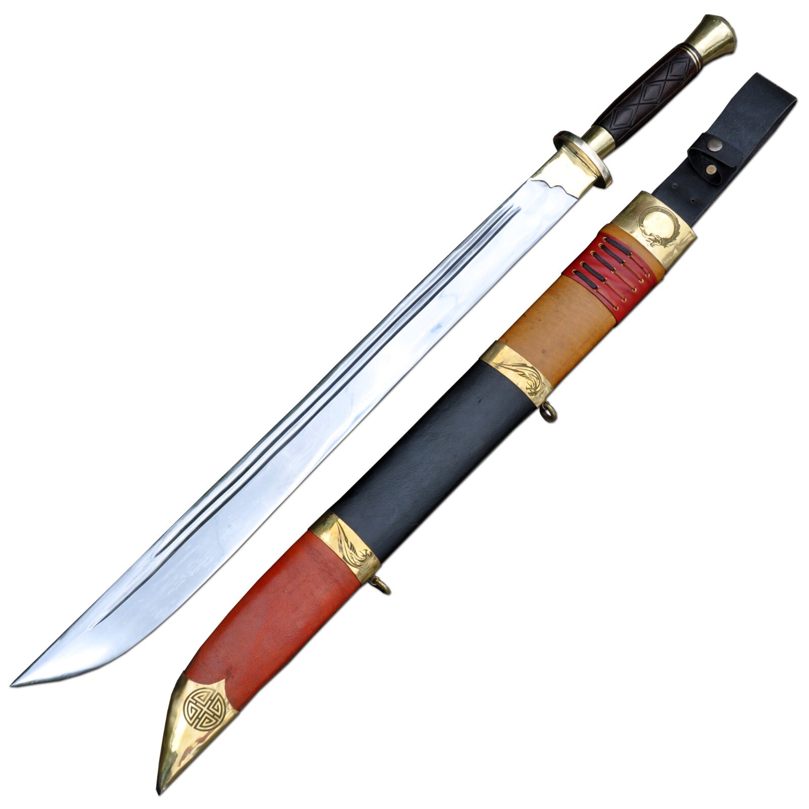 29 inches long Blade Dao machete-forged-working-full tang-sharpen ...