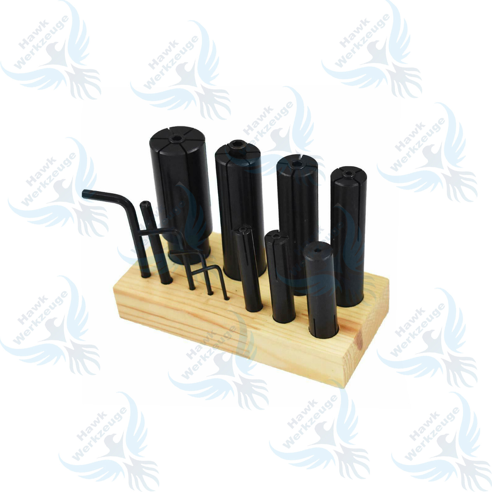 NEW Expanding Arbors Set Mandrels 8Pcs High Precision 1/4" to 1-1/4 ...