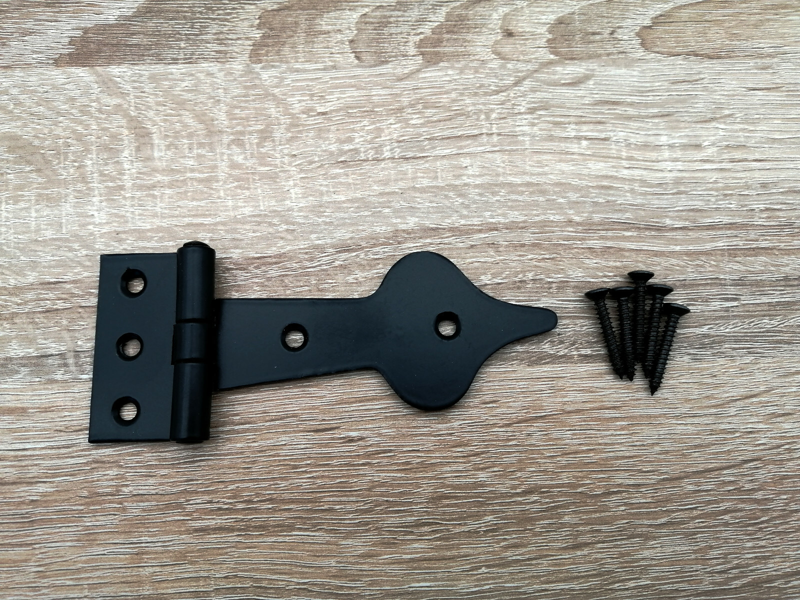 BLACK ANTIQUE ORNATE CHEST BOX TRUNK CASKET CABINET GATE DOOR HINGES ...