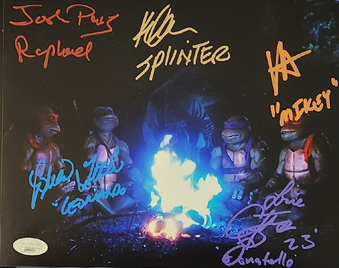 Teenage Mutant Ninja Turtles Signed 8x10 photo Autographed JSA TMNT ...