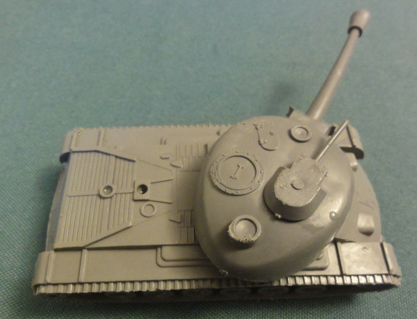 Airfix Vintage Green-ish Attack Force Poly Patton Tank HO - OO 1/72 | eBay